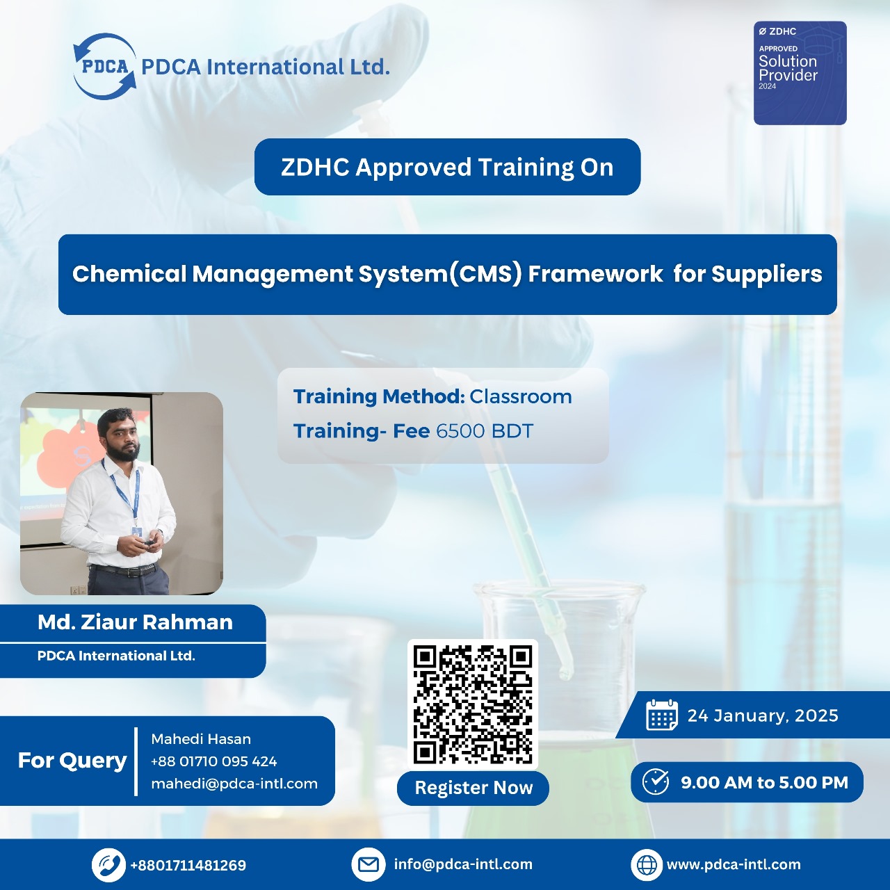 ZDHC CMS Framework Training for Supplier...